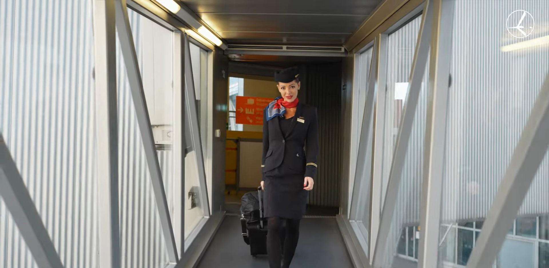 Jak wygląda praca stewardesy w PLL LOT? Zobacz wideo z Dorotą z kampanii "Ważne, z kim ...